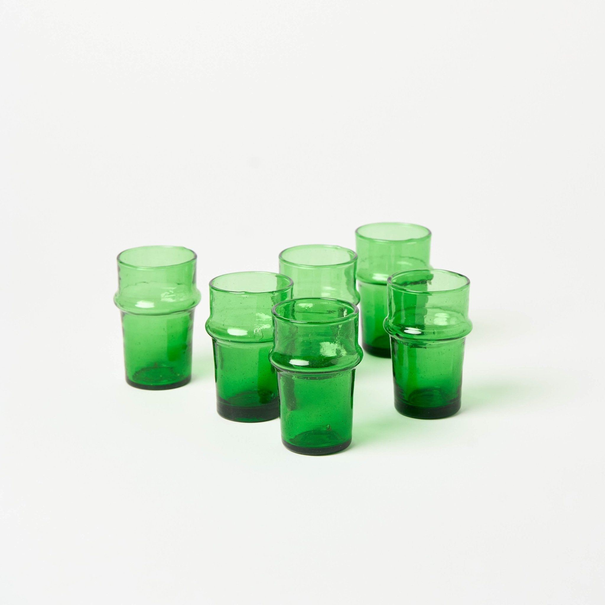 Moroccan Beldi Glass Set | Green – Obakki