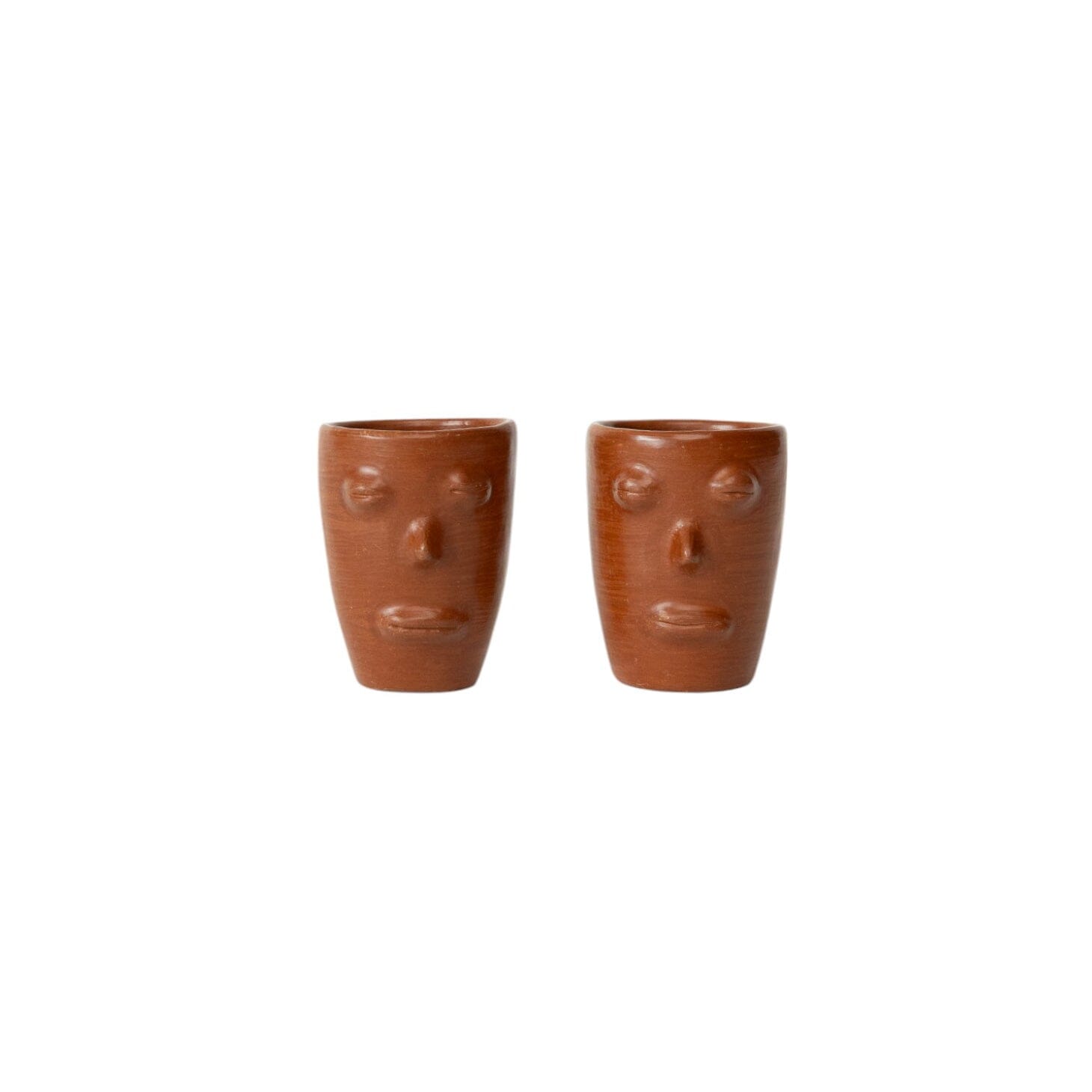 Red Clay Cara Cups | Set of 2 – Obakki