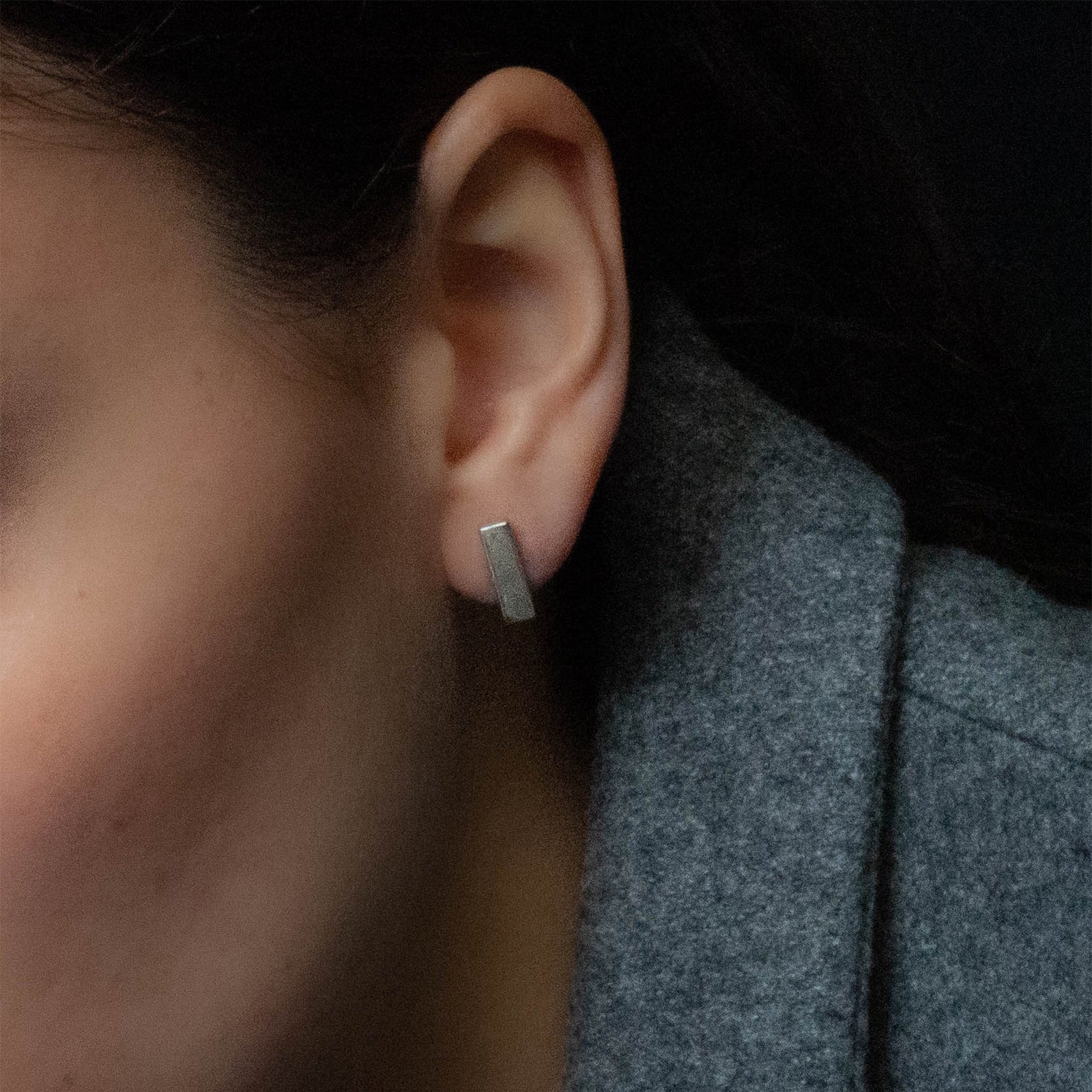 Flat bar earrings store